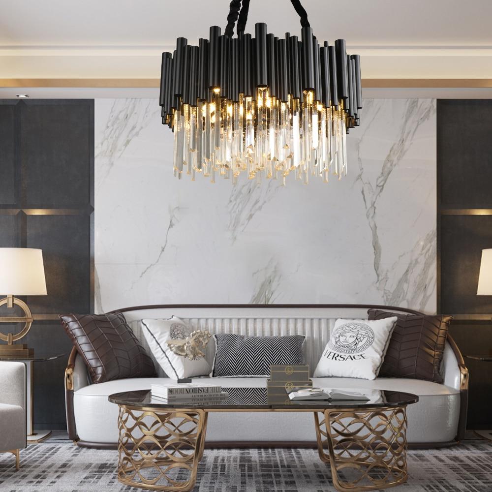 Black and Crystal Chandelier | Jade Connor Design Store