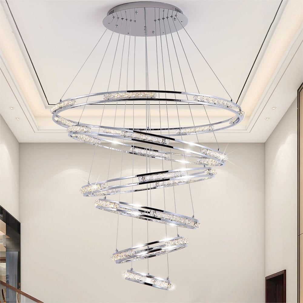 Crystal Rings Chandelier and Pendants | Jade Connor Design Store