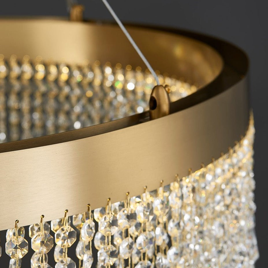 Crystal Shower Foyer Chandelier | Jade Connor Design Store