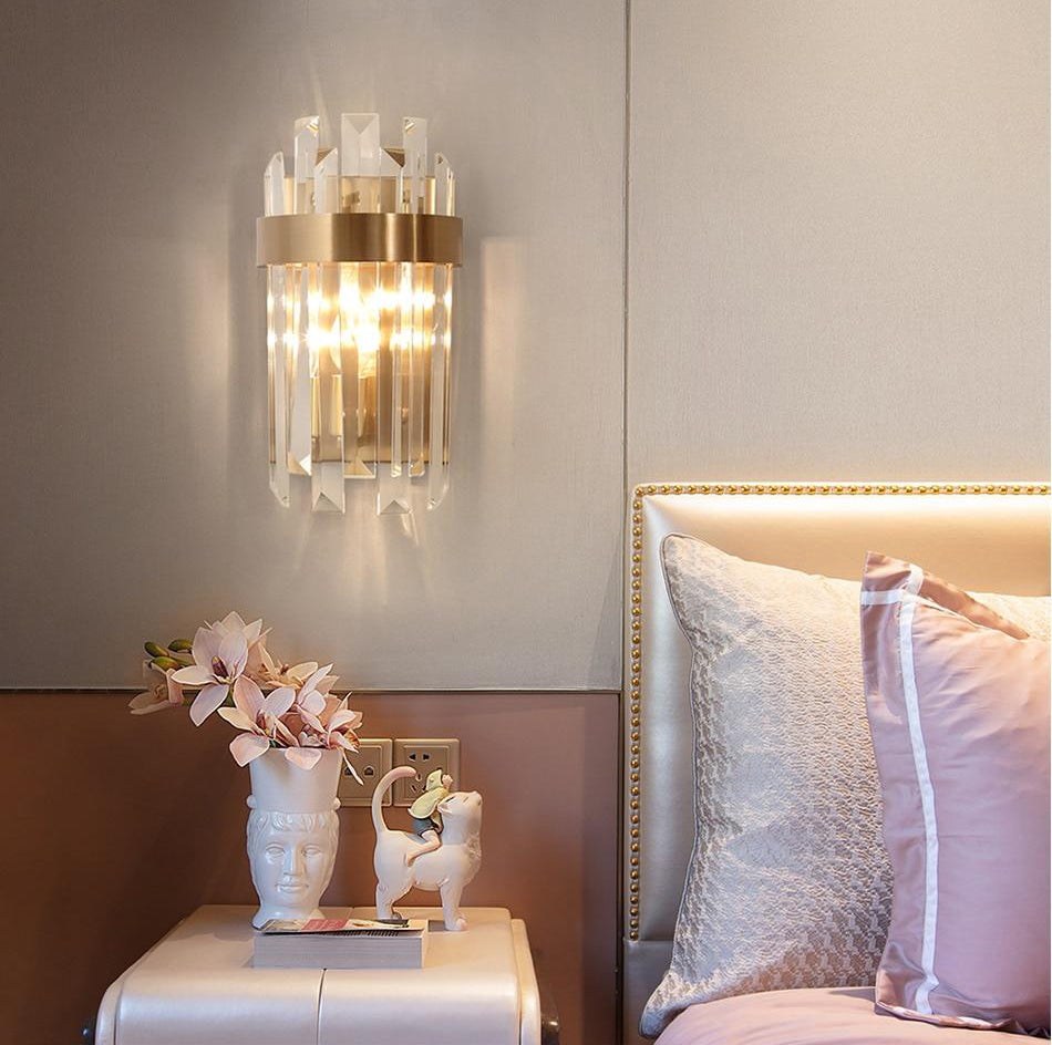 Elegant Crystal Wall Light | Jade Connor Design Store