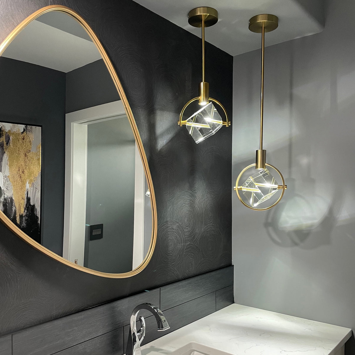 Crystal LED Pendant Light | Jade Connor Design Store