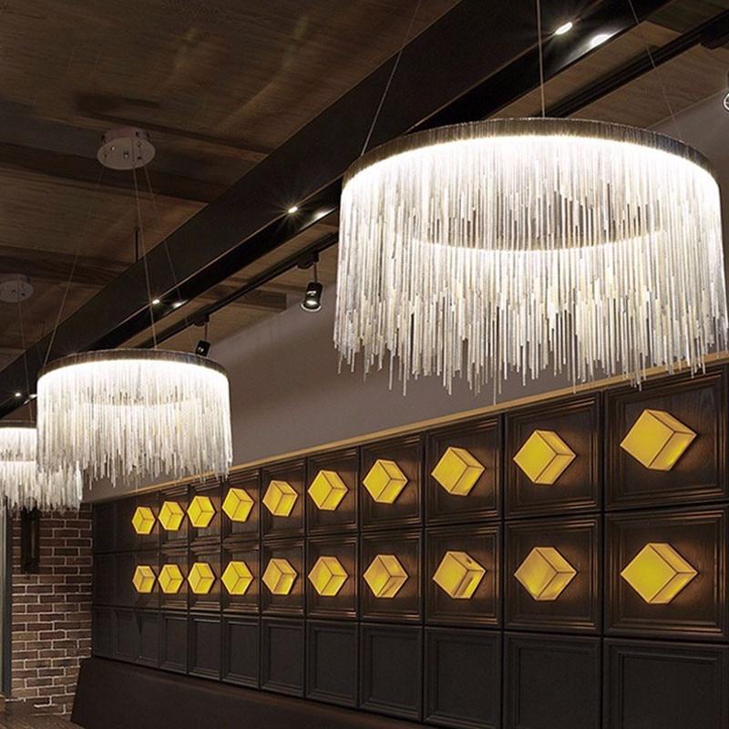 String Light Chandelier - Round | Jade Connor Design Store